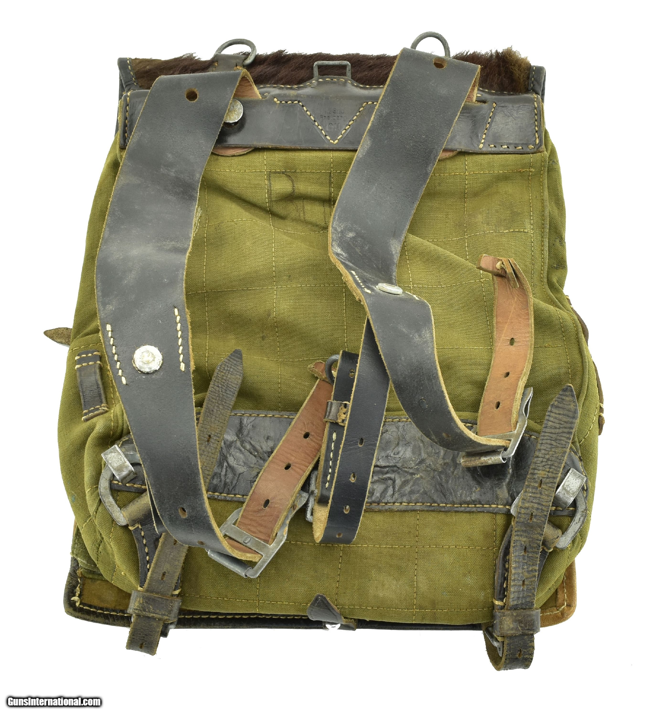 "German WWII Model 1939 Pony Fur backpack (MM1267)" for sale