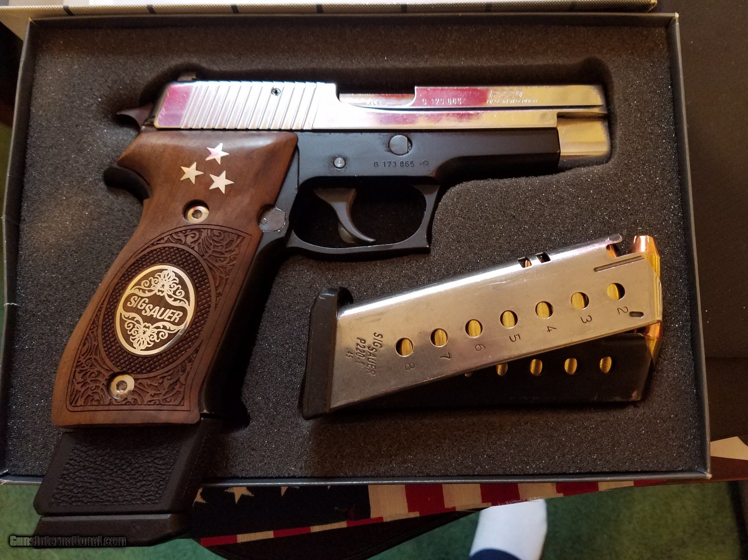 Sig Sauer P220 West German Custom Chrome