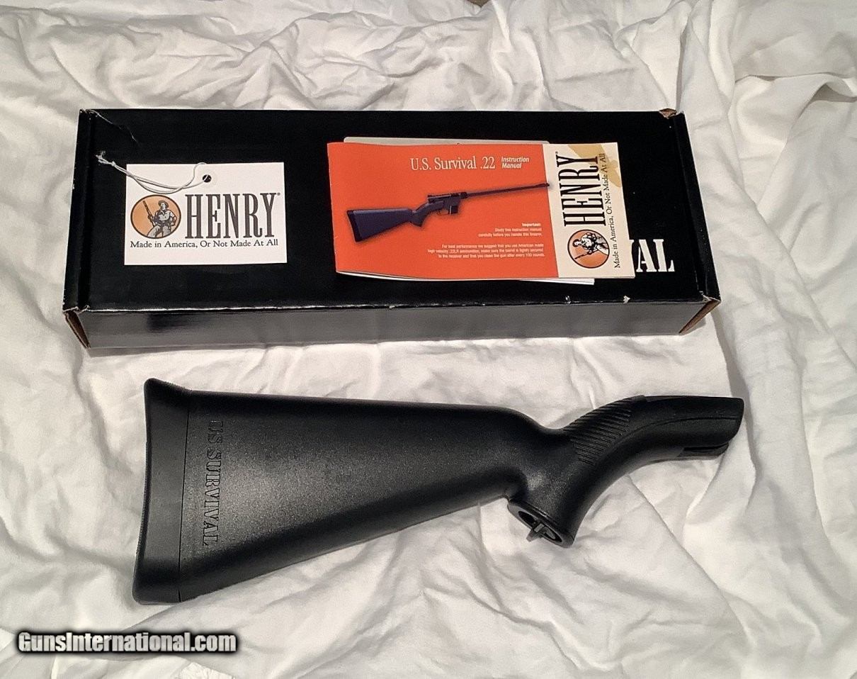 Henry AR7 Survival Rifle .22lr black, in box, with extras for sale