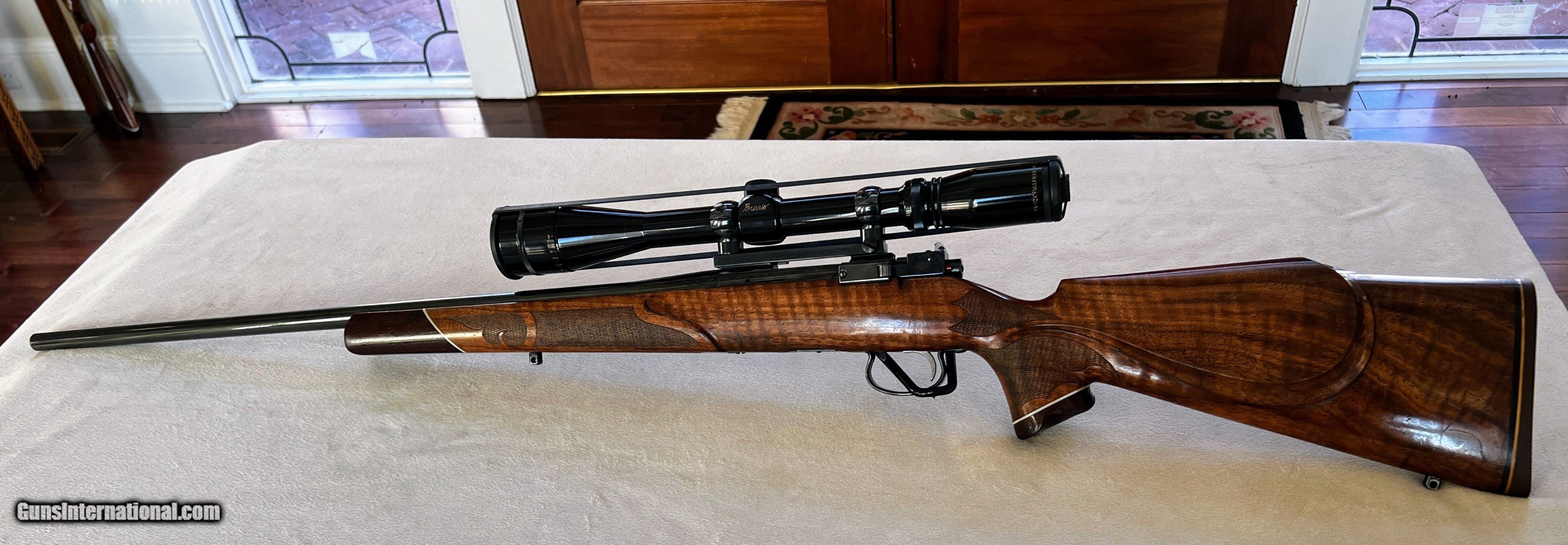 Sako Riihimäki 222Rem Custom Stock Awesome Wood and Burris Scope