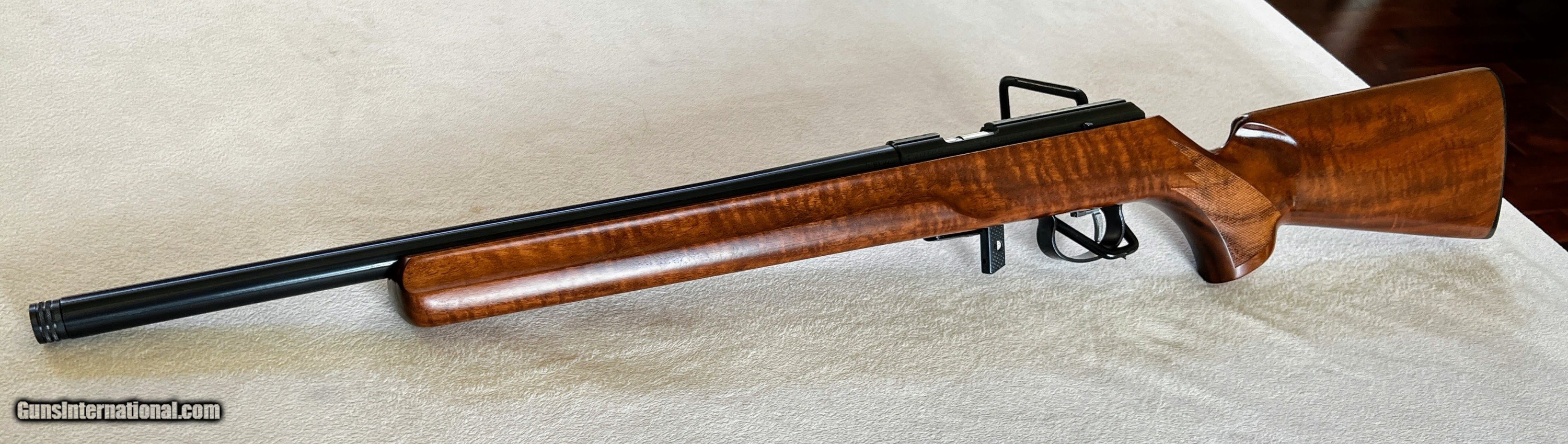 Anschutz 1416 DE HB With AA+ Wood 2 Stage Trigger Threaded Barrel ANIB