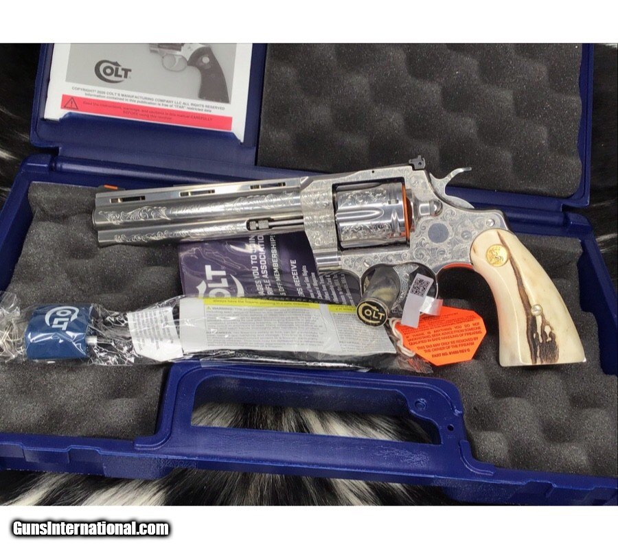 Colt New Python Master Hand Engraved, 6inch, .357 Magnum