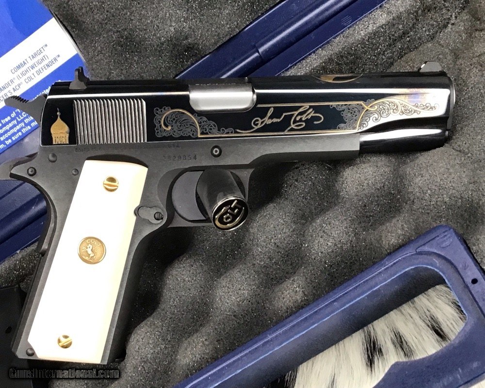 Limited Edition Colt Heritage 1911, Baron Engraving, Gold Inlay, .45acp ...