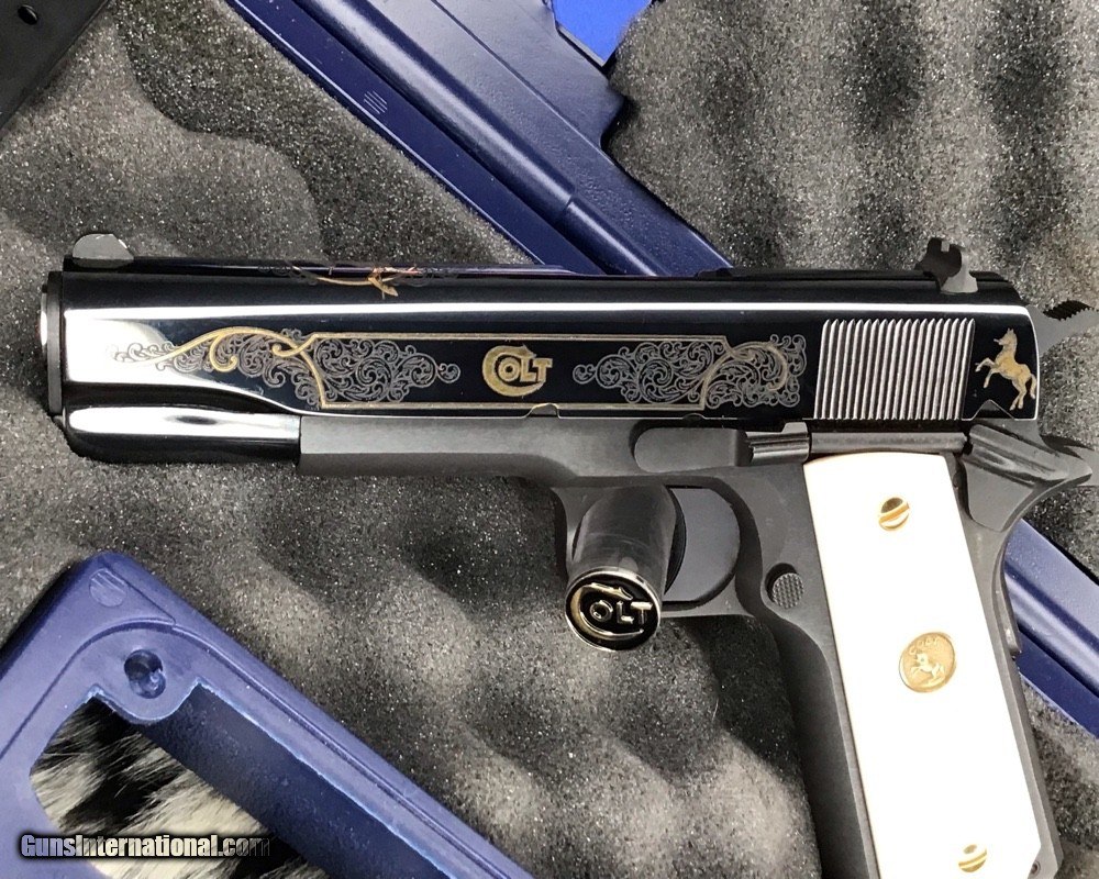 Limited Edition Colt Heritage 1911, Baron Engraving, Gold Inlay, .45acp ...