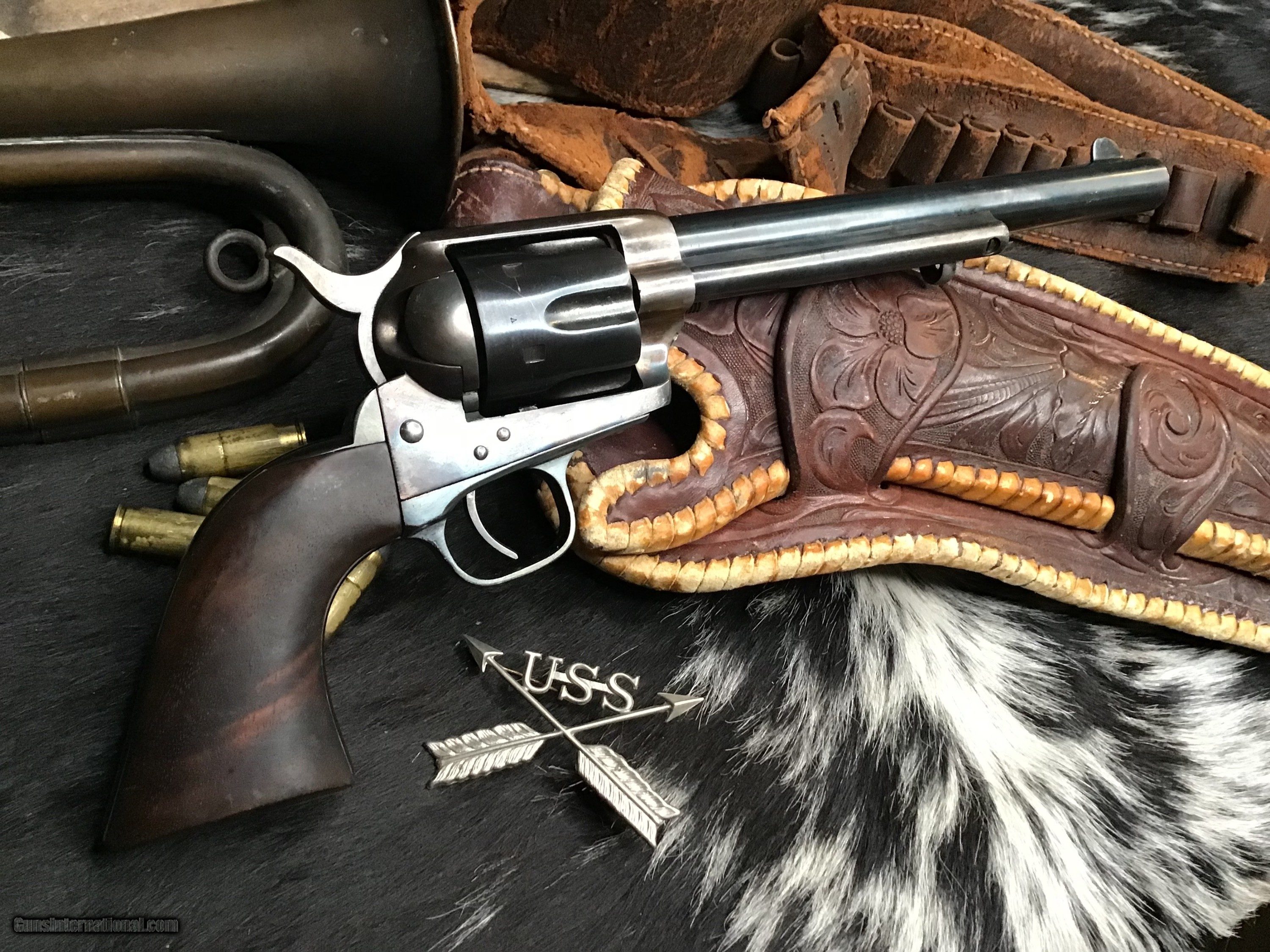 First Month Production Ainsworth Inspected US Cavalry Colt SAA, SN:329
