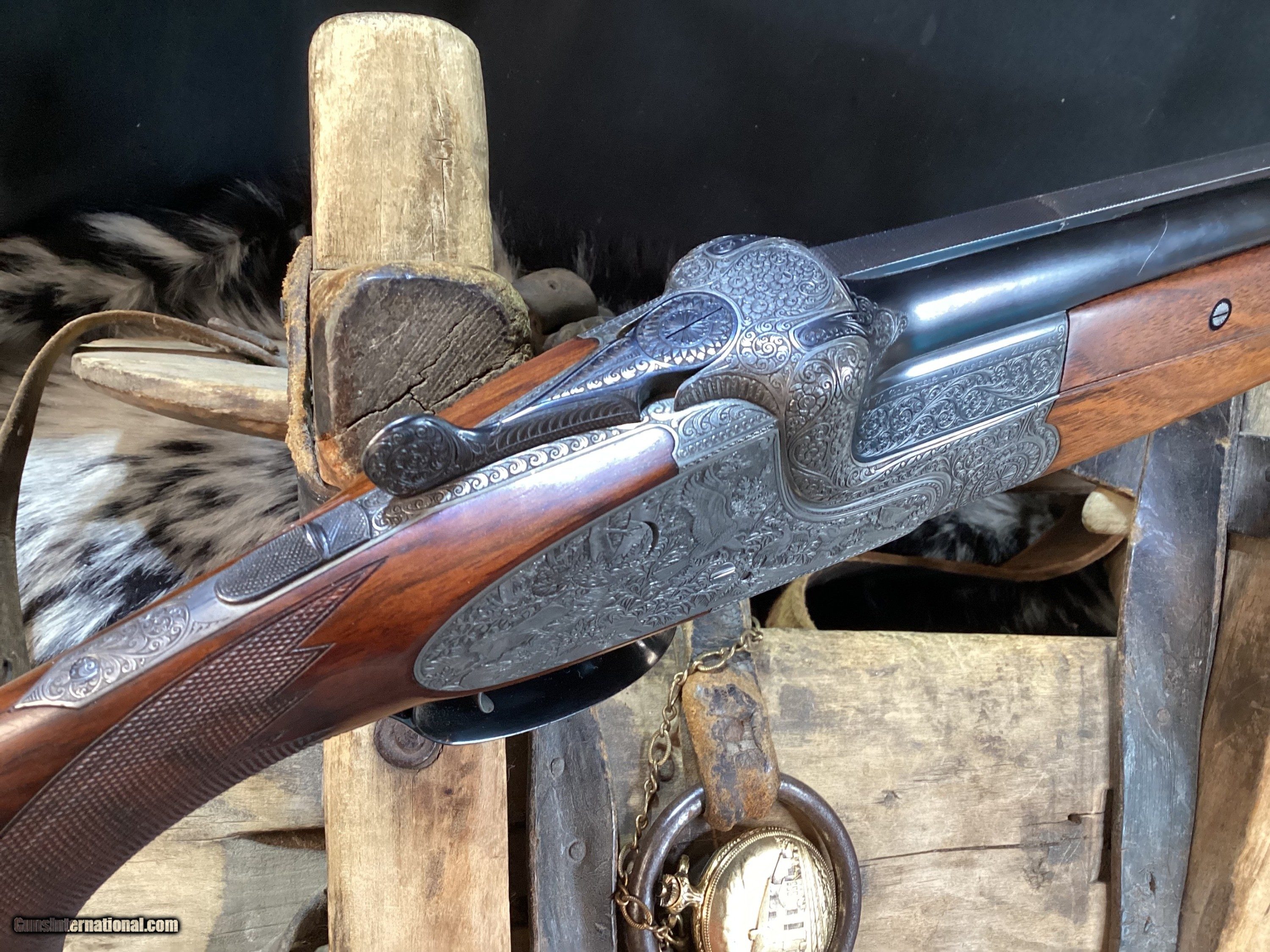 1953 Mfg. Merkel 303E Sidelock, Early Postwar. O/U, Special Order ...