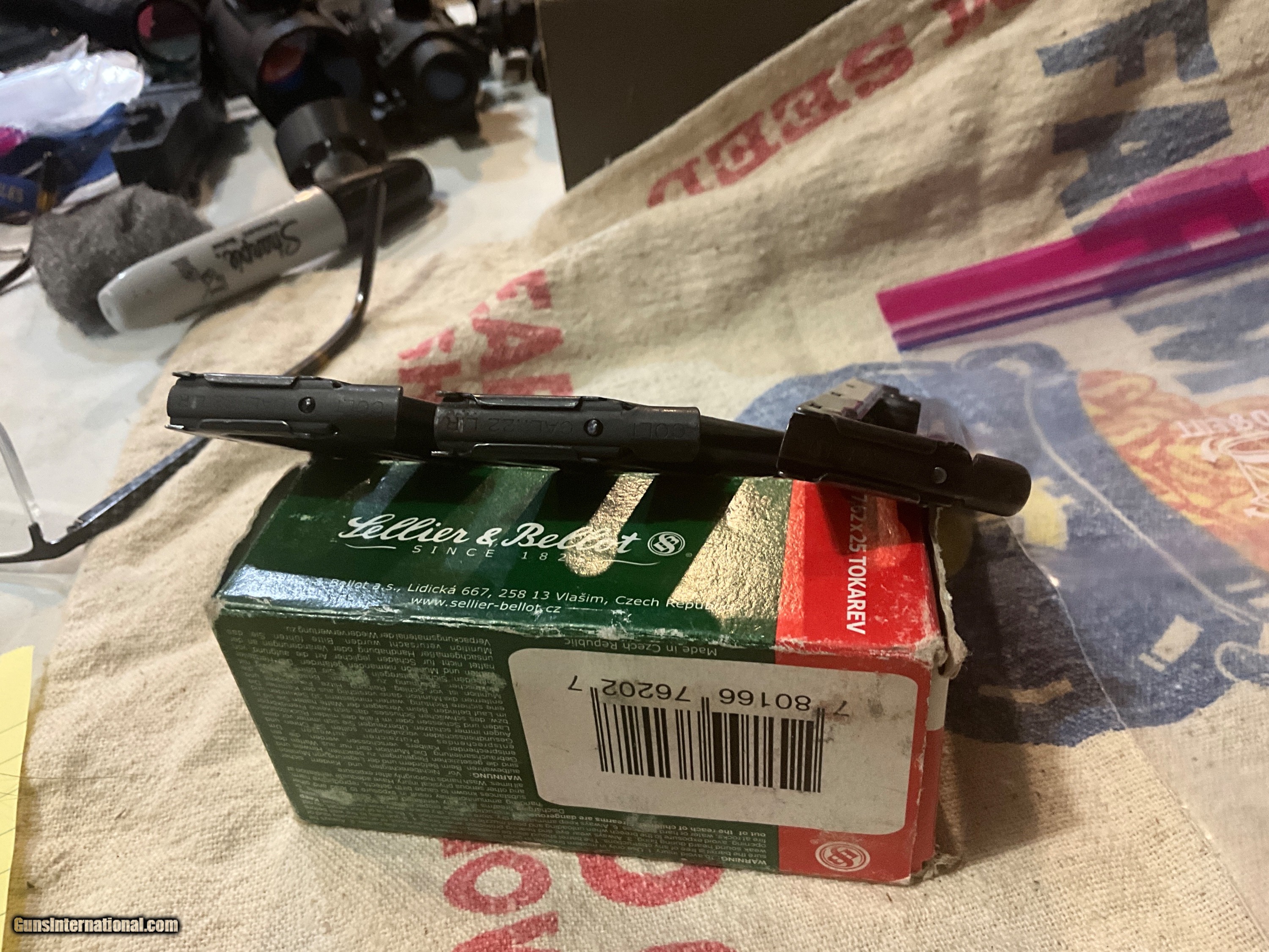 Colt woodsman vintage factory skeleton follower 10 round magazine. Blue ...