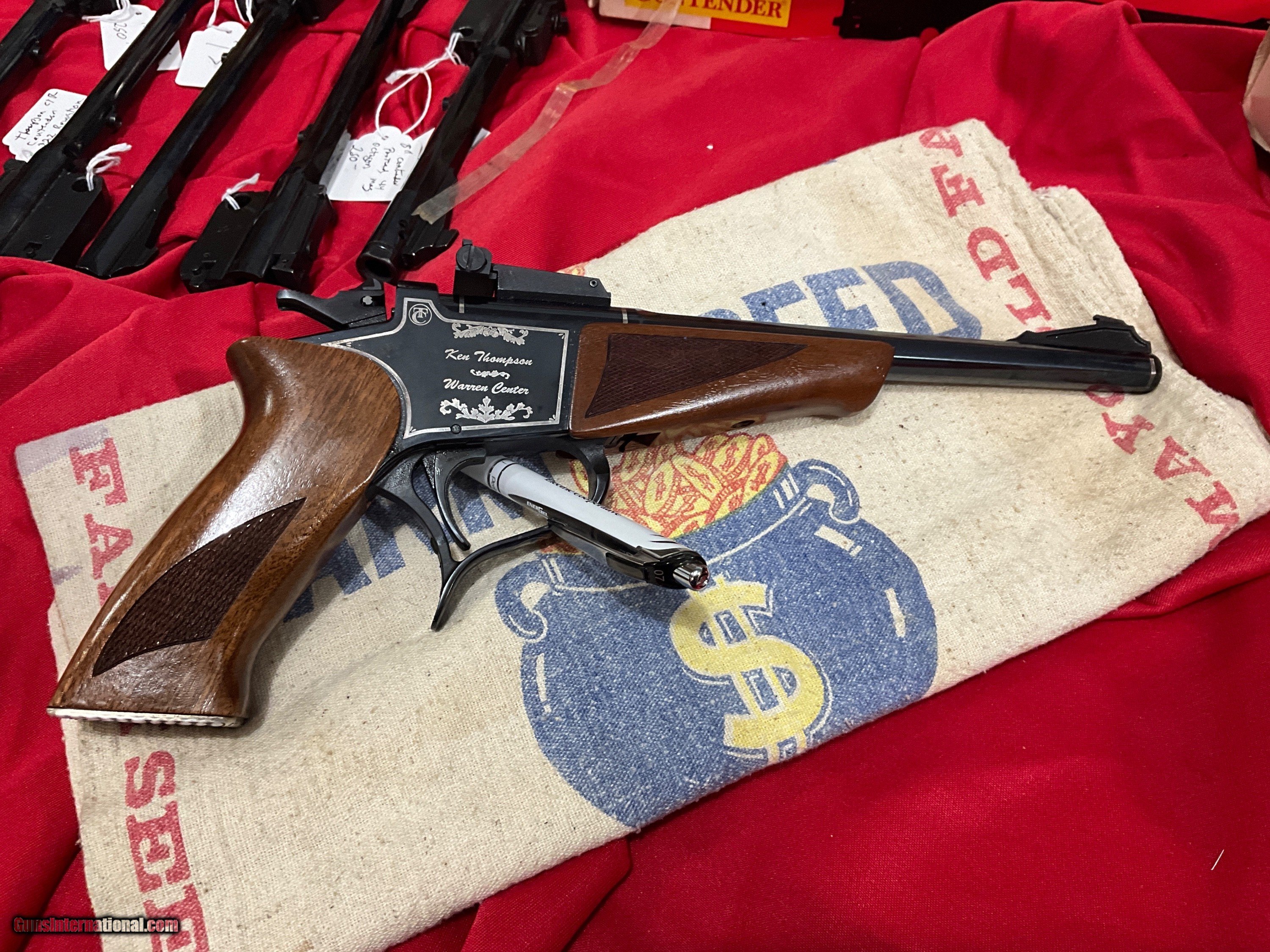 Thompson center contender 25th anniversary 22lr 10” octagon barrel for sale