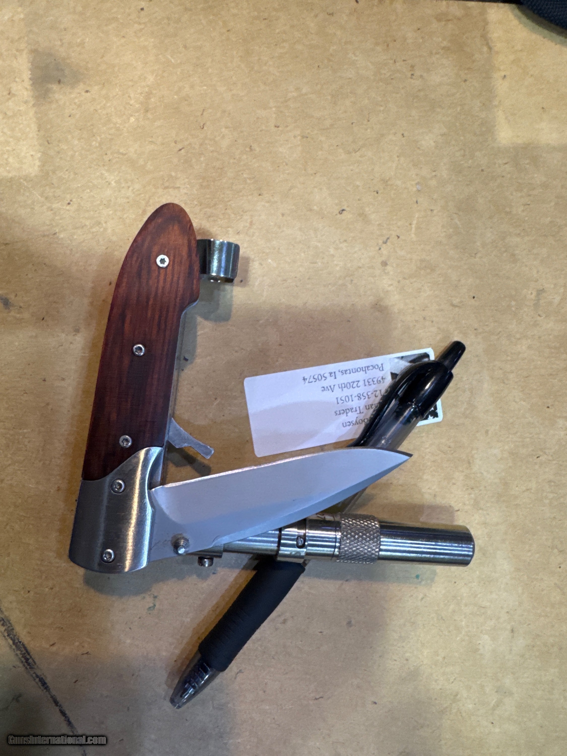 Stinger mfg corp stinger ii surviver pocket knife pen gun. for sale