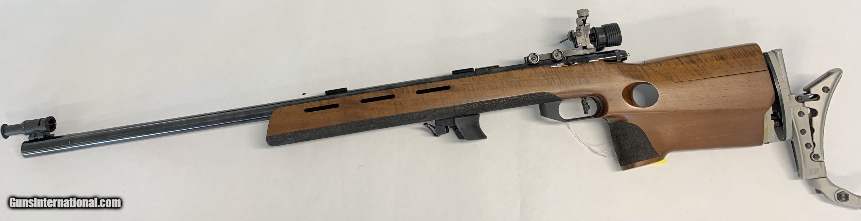 Anschutz model 1813 .22 caliber target rifle.