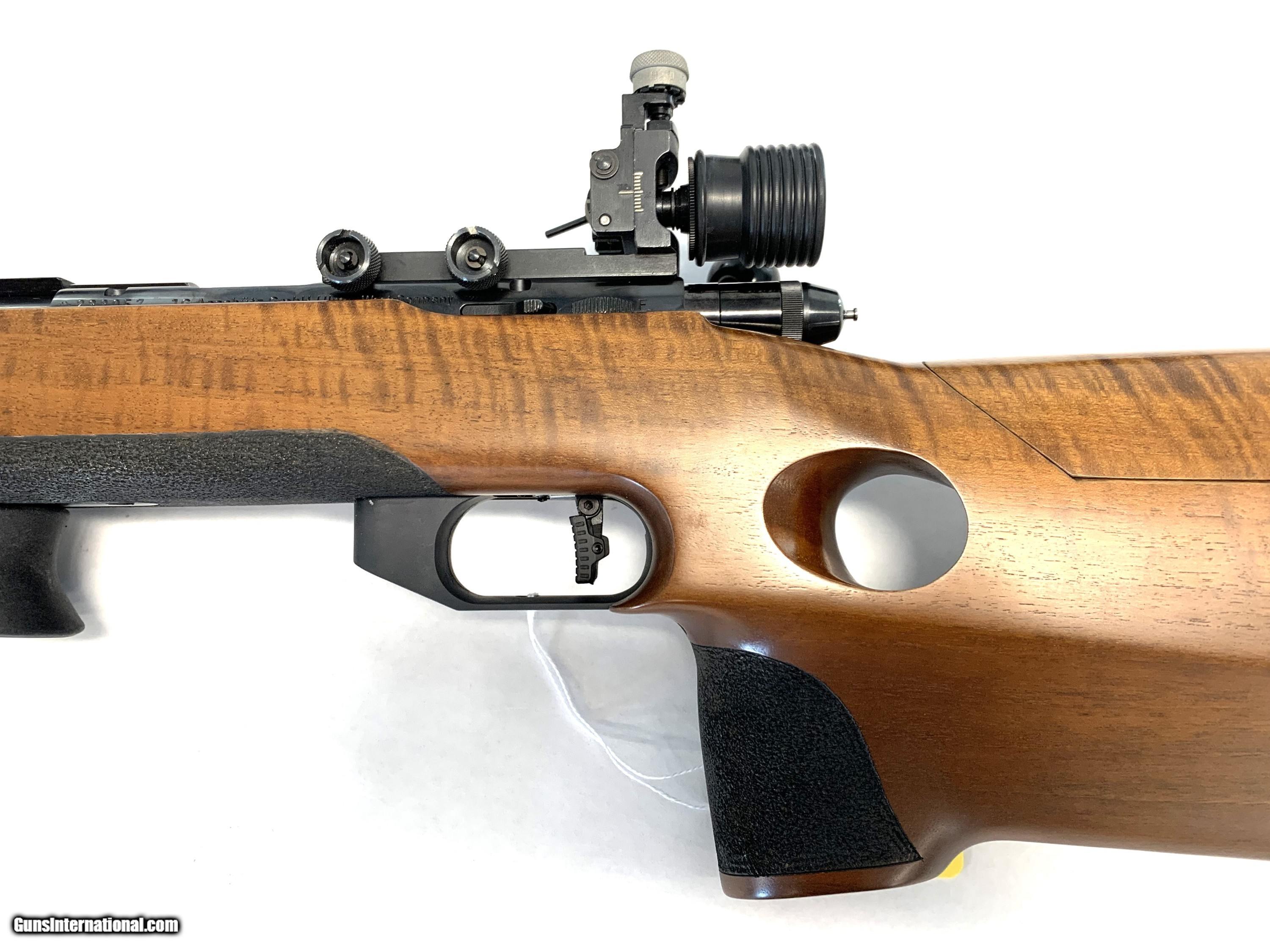 Anschutz model 1813 .22 caliber target rifle.