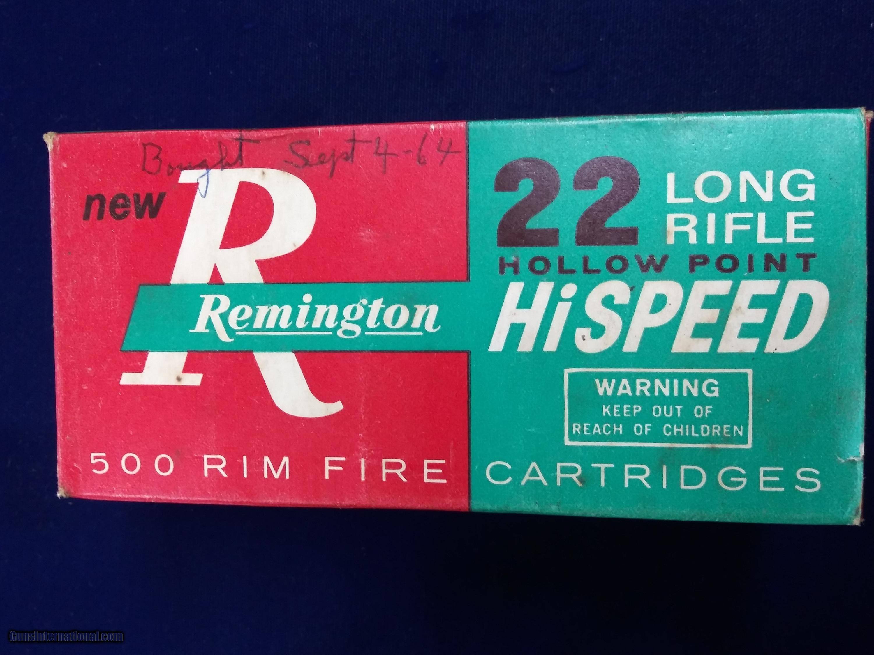 Remington Hi-Speed 22 LR Hollow Point