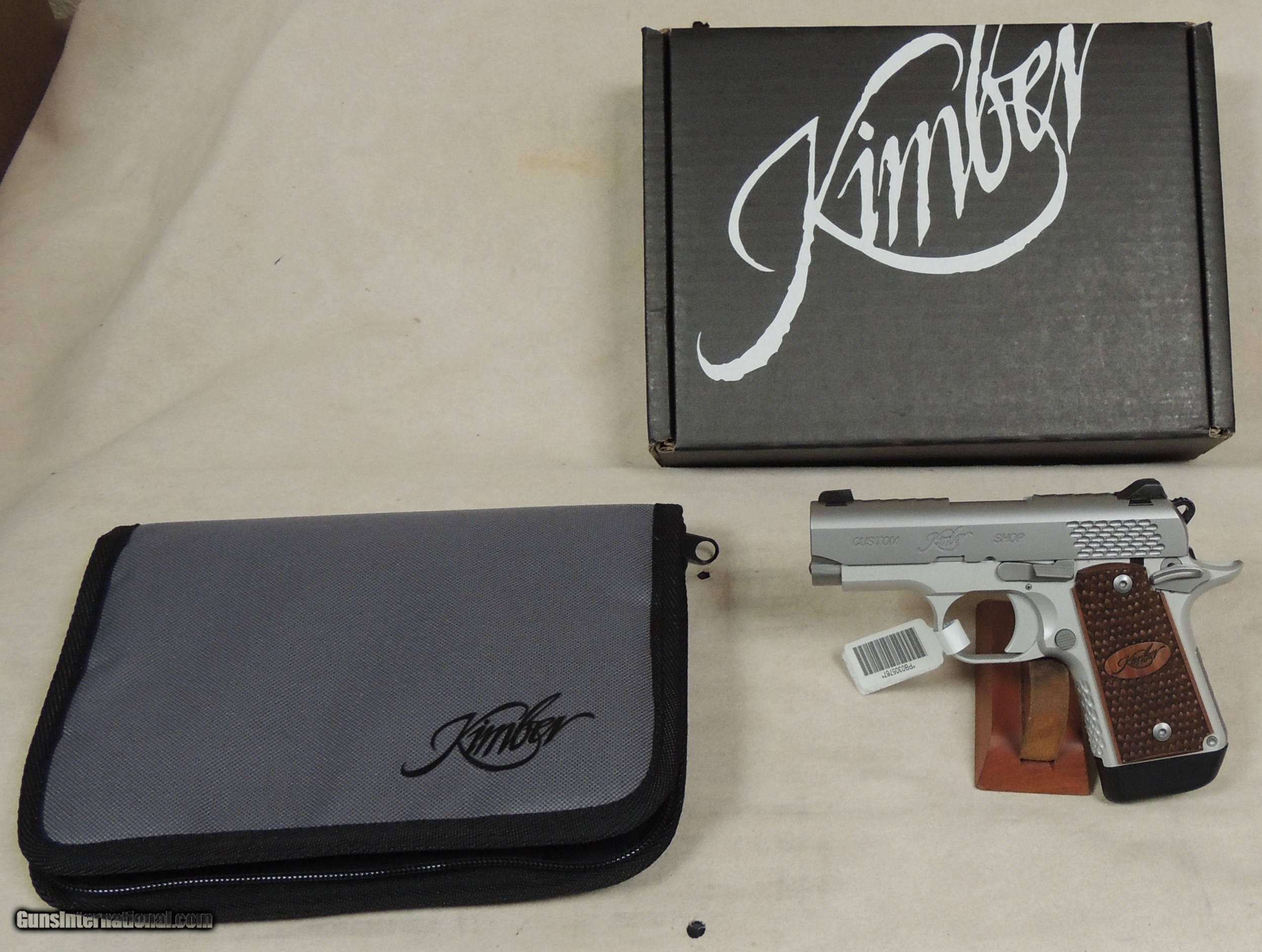 Kimber Custom Shop Micro9 Raptor 9mm Caliber Stainless Pistol NIB S/N ...