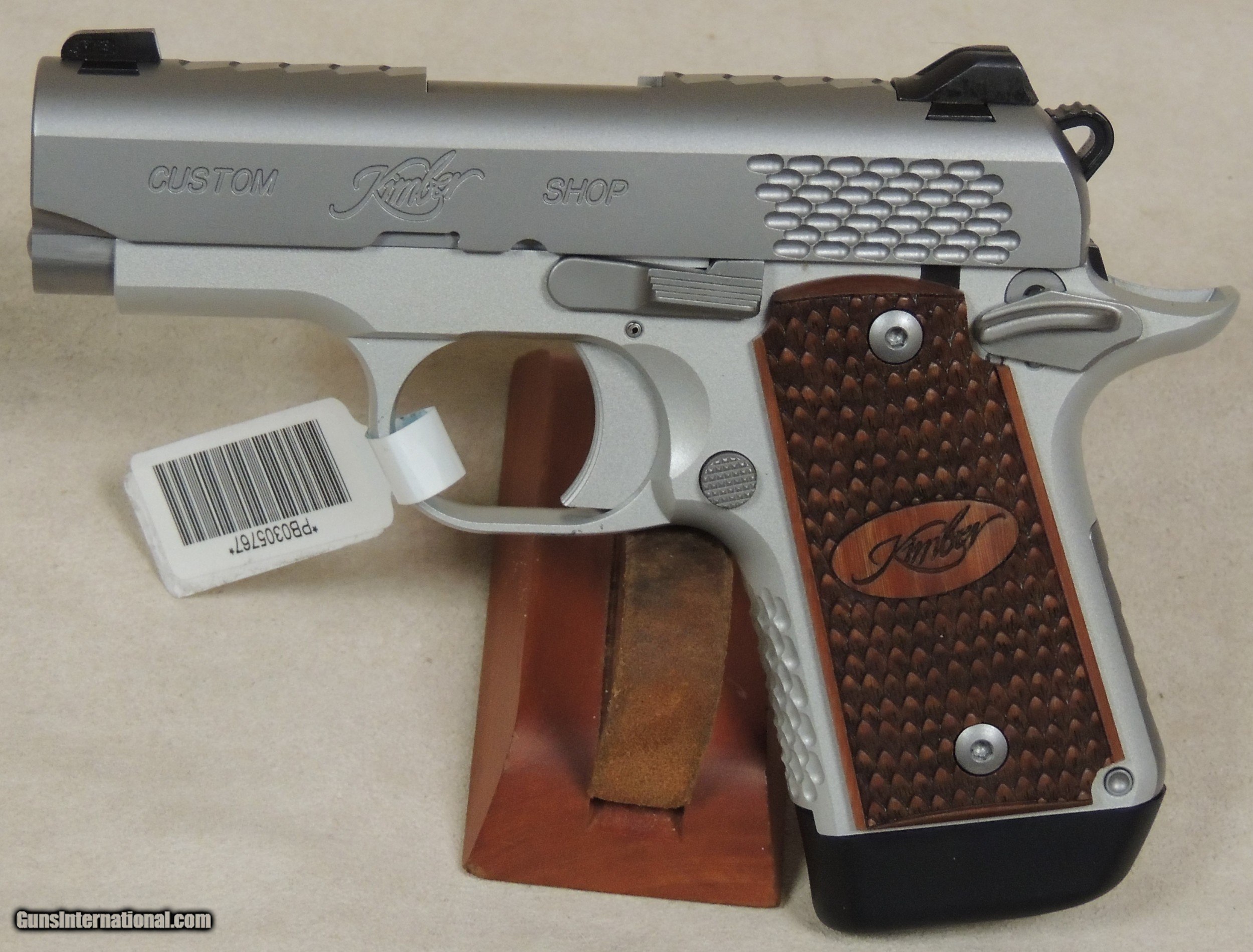 Kimber Custom Shop Micro9 Raptor 9mm Caliber Stainless Pistol NIB S/N ...