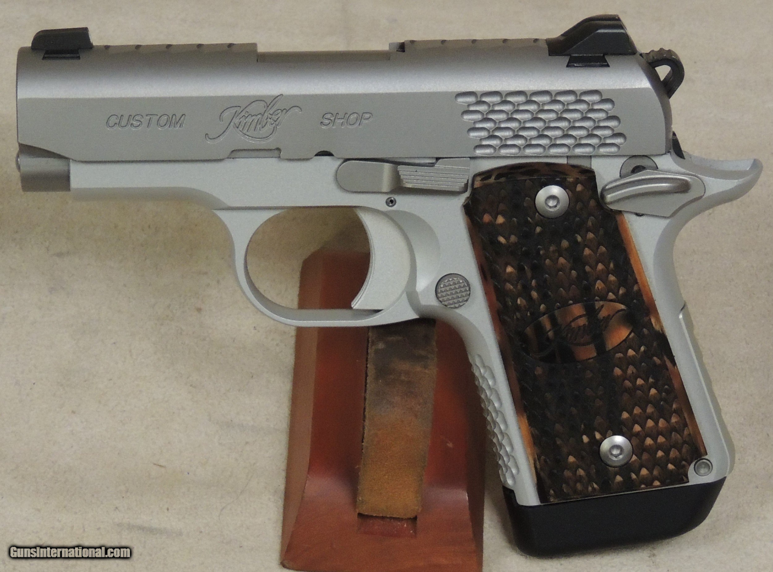 Kimber Custom Shop Micro9 Raptor 9mm Caliber Stainless Pistol S/N ...