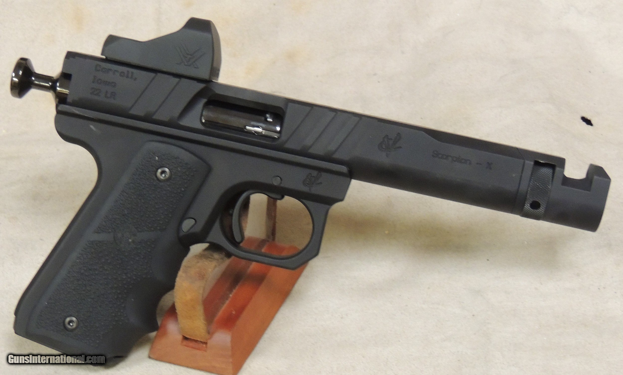 Volquartsen Firearms Scorpion-X .22 LR Caliber Target Pistol w/ Vortex ...
