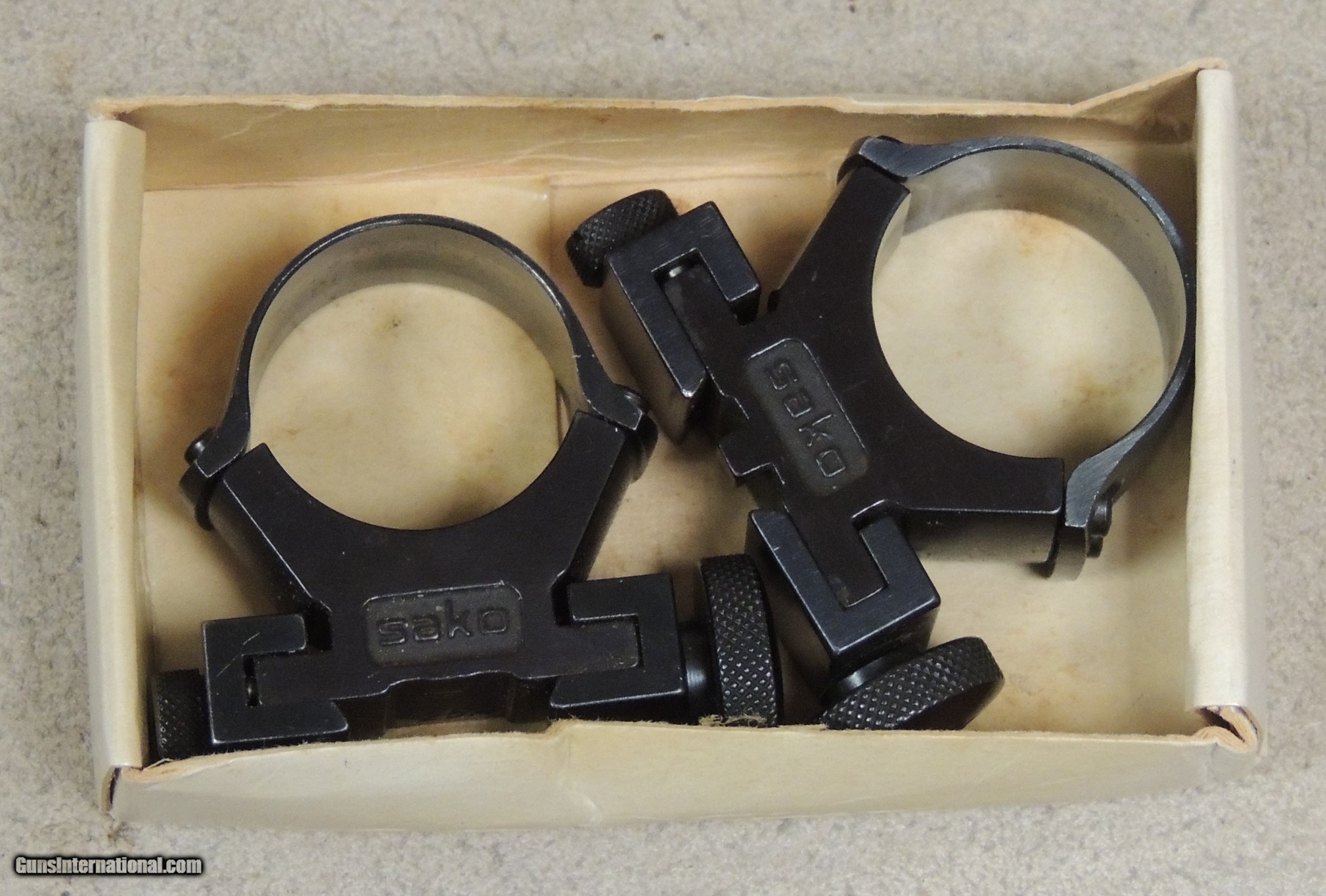 Vintage Sako 1" Factory Rings *Original Box