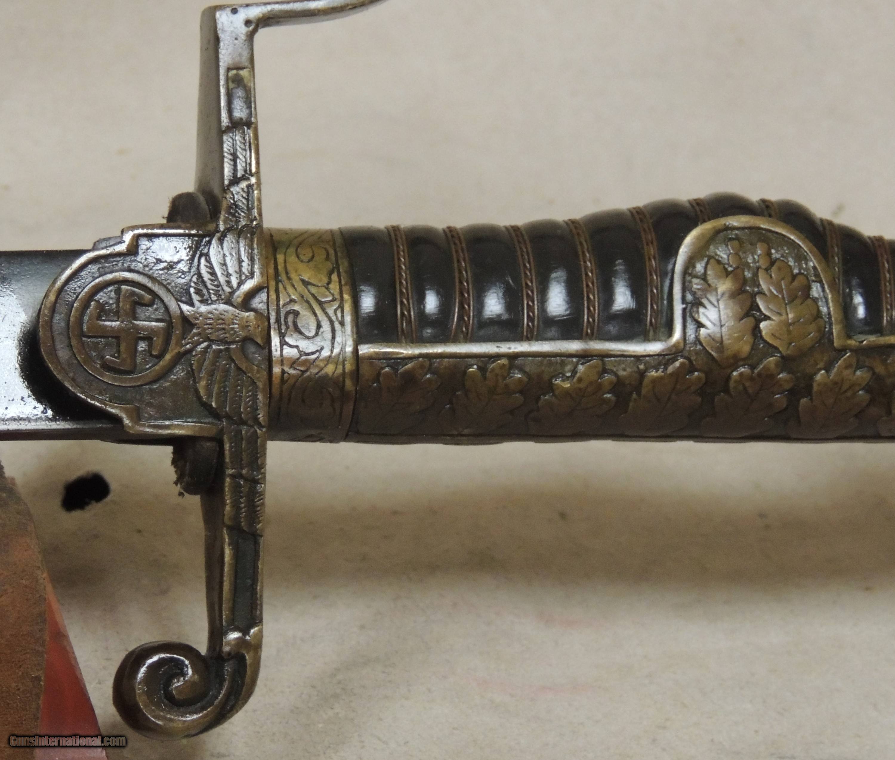 Third Reich Lion’s Head Pre WWII Nazi Sword & Scabbard *Wiurshfrg 3E-6 ...