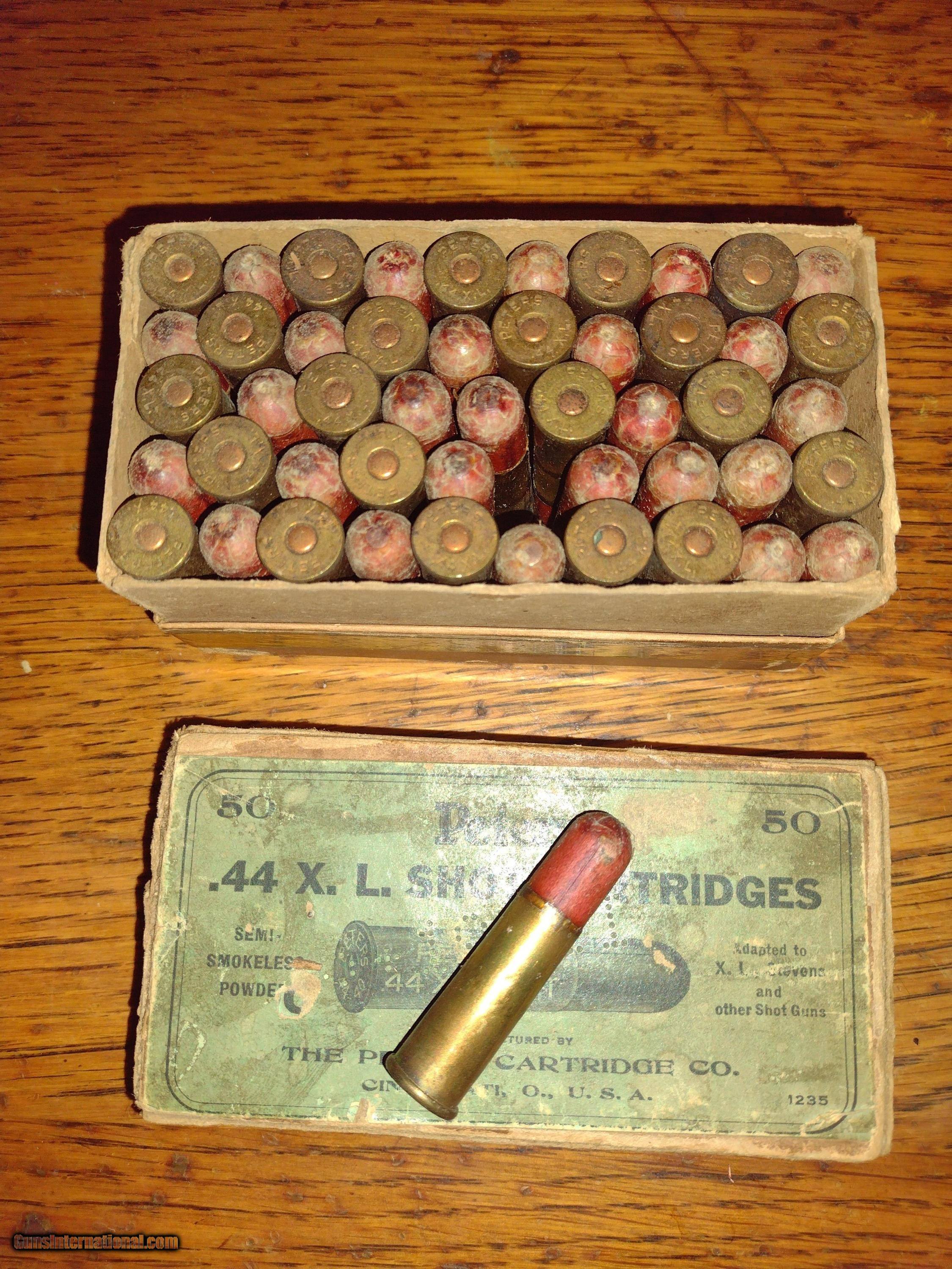 Vintage Peters Extra Long 44 Shot Cartridges
