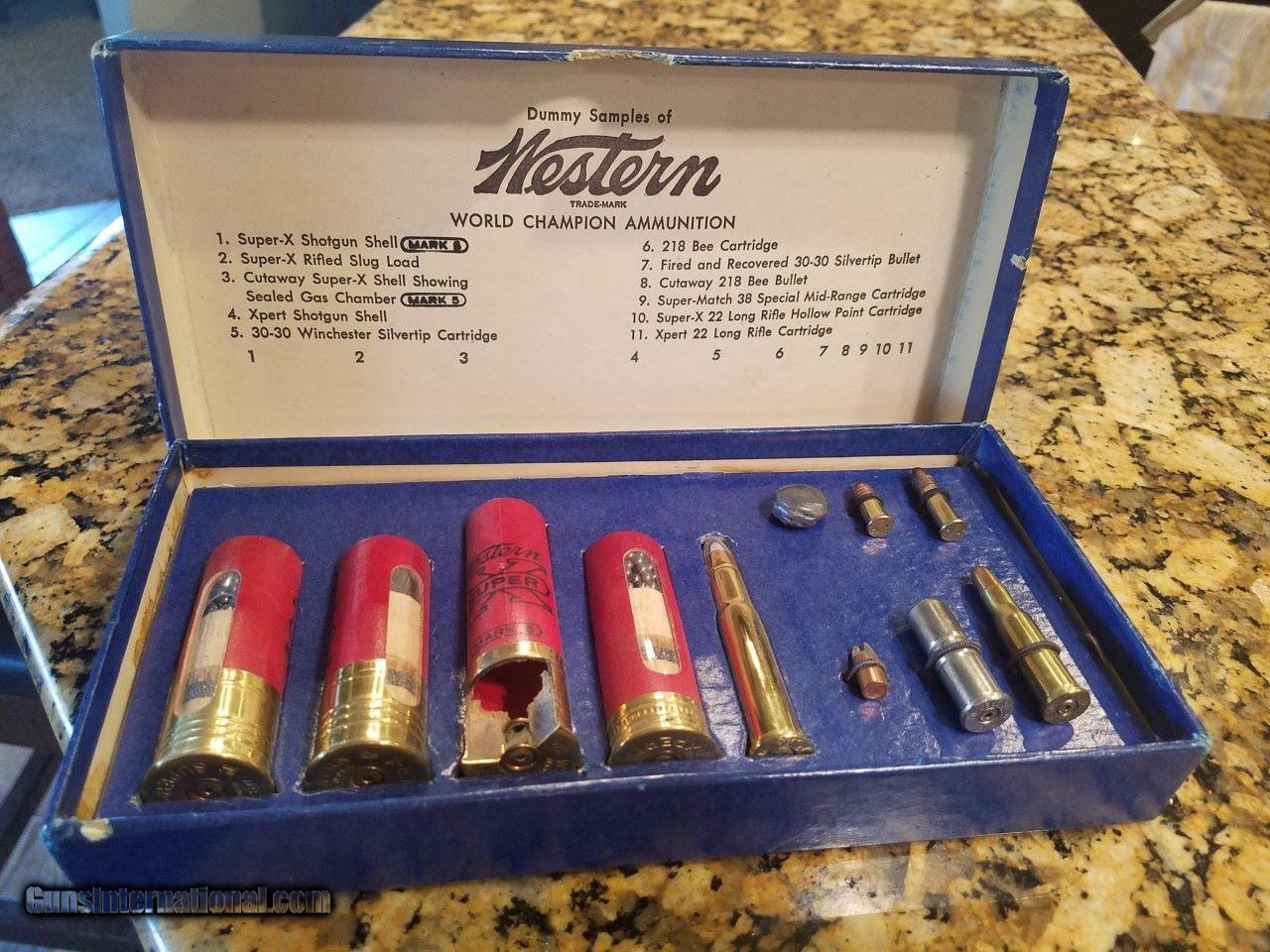 Winchester Salesmans sample box